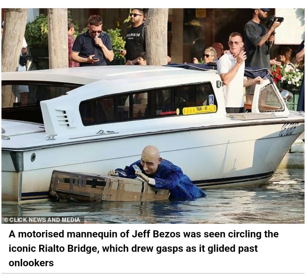 Performative Outrage (Jeff Bezos got married) – Saint Joan